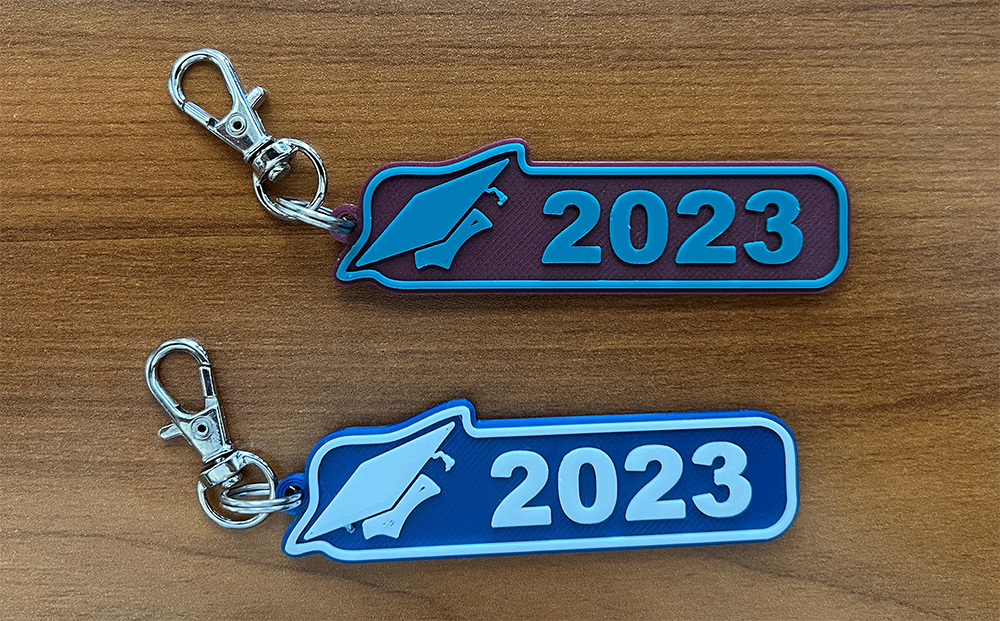 2023 Graduation Key Chain by ironfan72 | Download free STL model ...