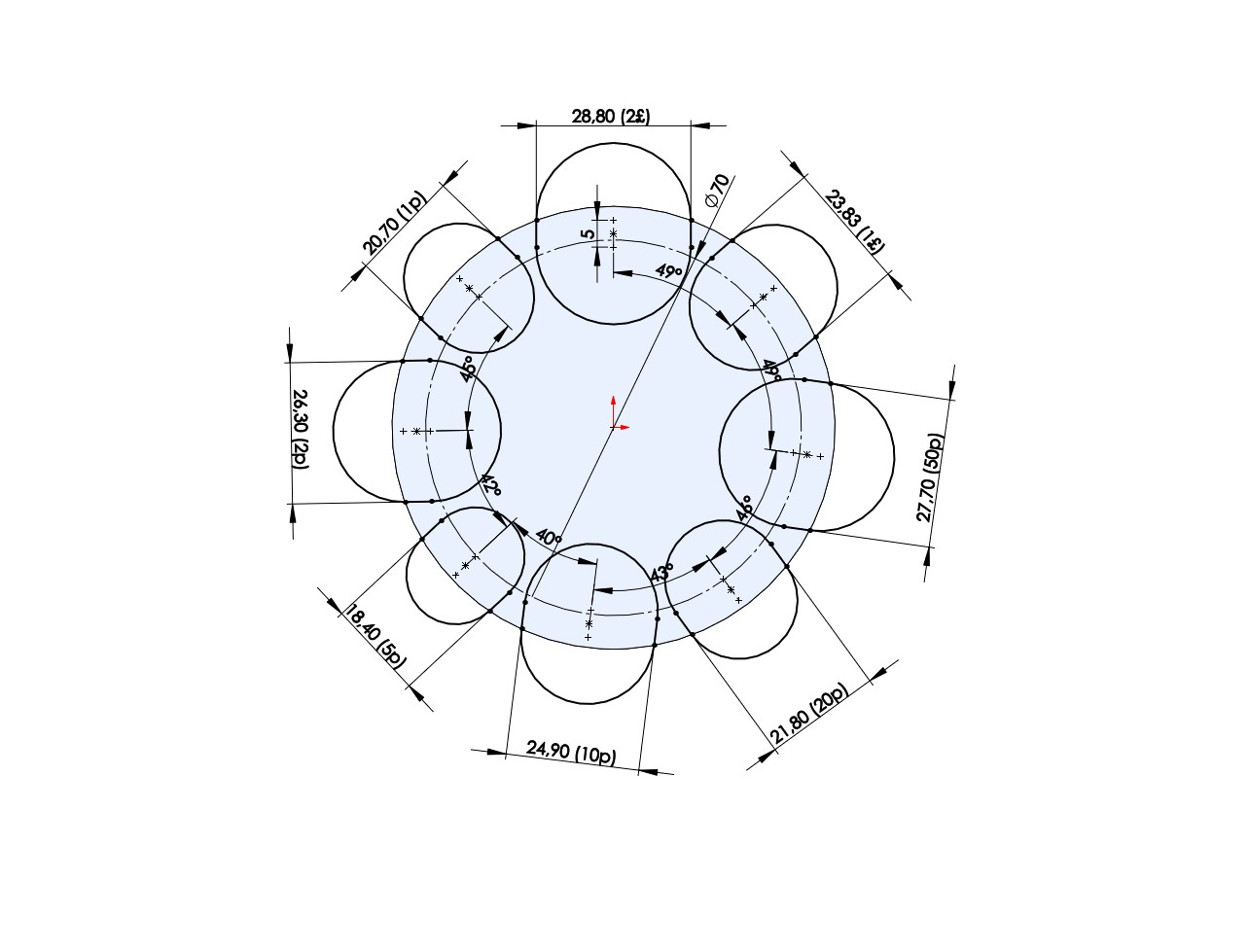 Coin Rotator (£) - printed only by DsK_Printing | Download free STL ...