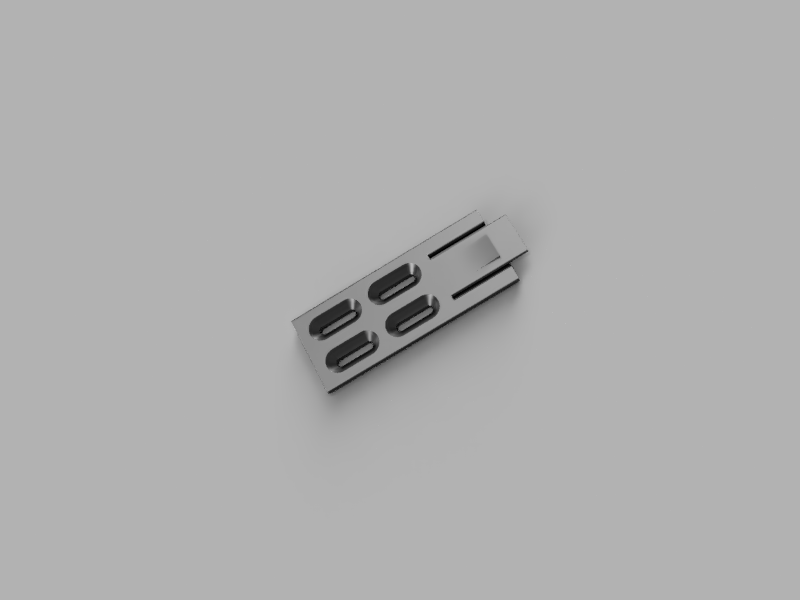 Universal Wallmount/Slider/Snapfit by SANAIR | Download free STL model ...