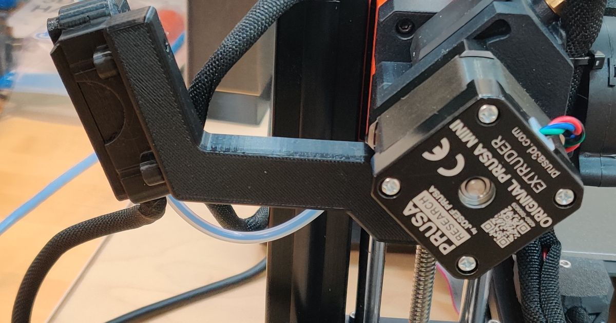 Filament Sensor Holder with two screws to stop rotation with Bondetch ...