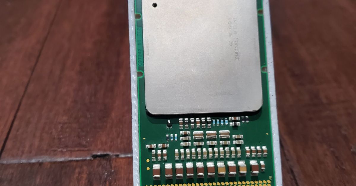 Itanium CPU Holder by blazerat | Download free STL model | Printables.com