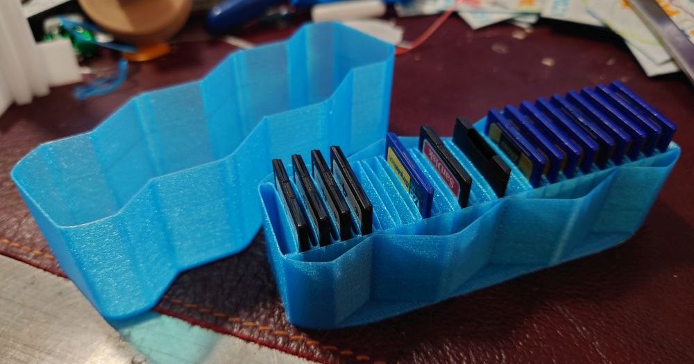 SD Card Case Vase mode (full size SD cards) by Nerys | Download free ...