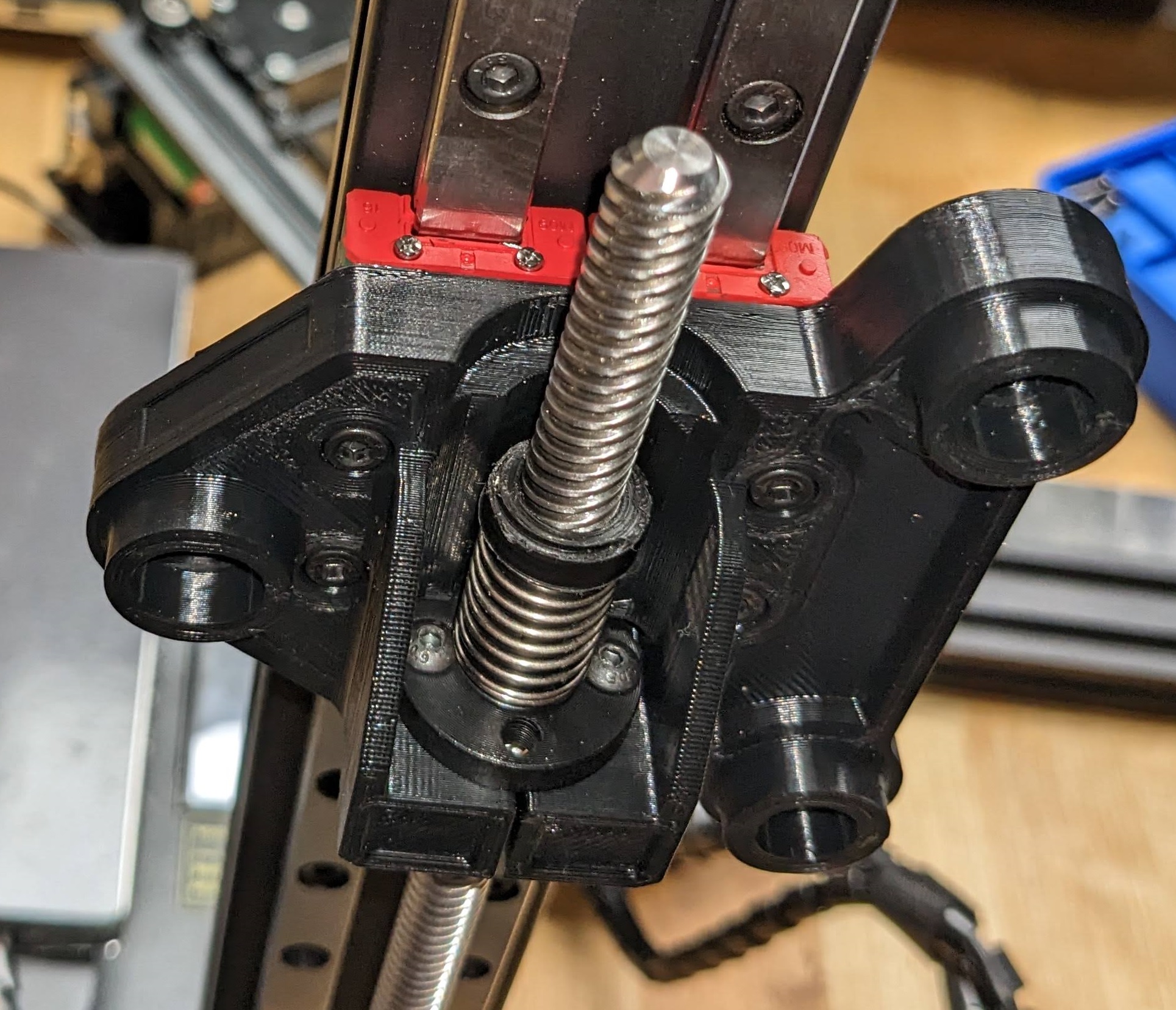 LMaker KP3S Linear Mod Support For Delrin Anti-Backlash Nut by Joe ...