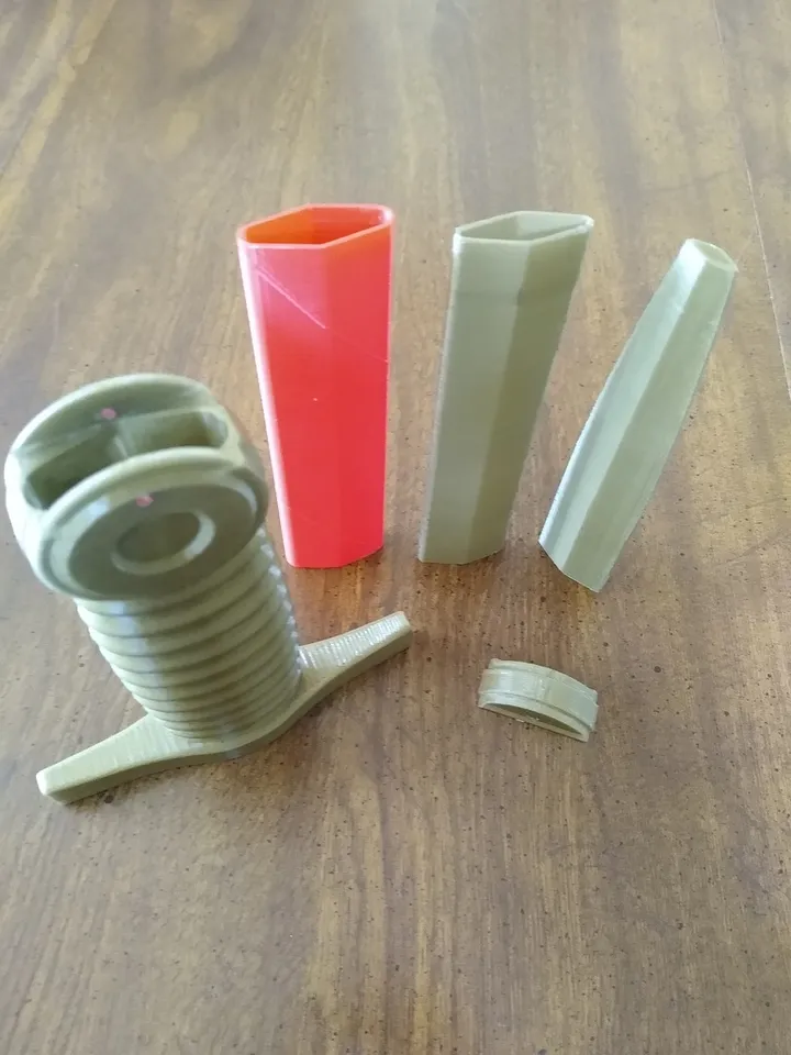 Collapsing Dagger Removable Blades by Karagula | Download free STL ...