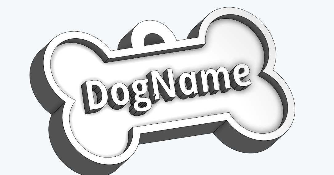 Dog Tag by 43monkeyv2 | Download free STL model | Printables.com