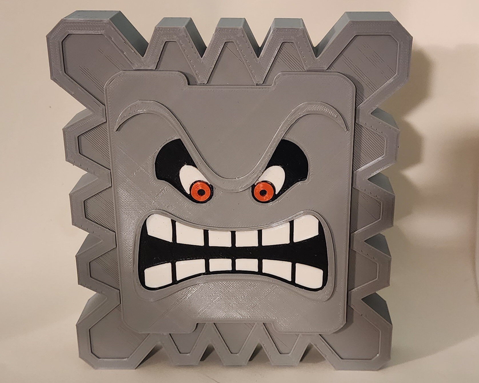 Hanging Thwomp Super Mario Bros By Ghettoblasta Download Free Stl