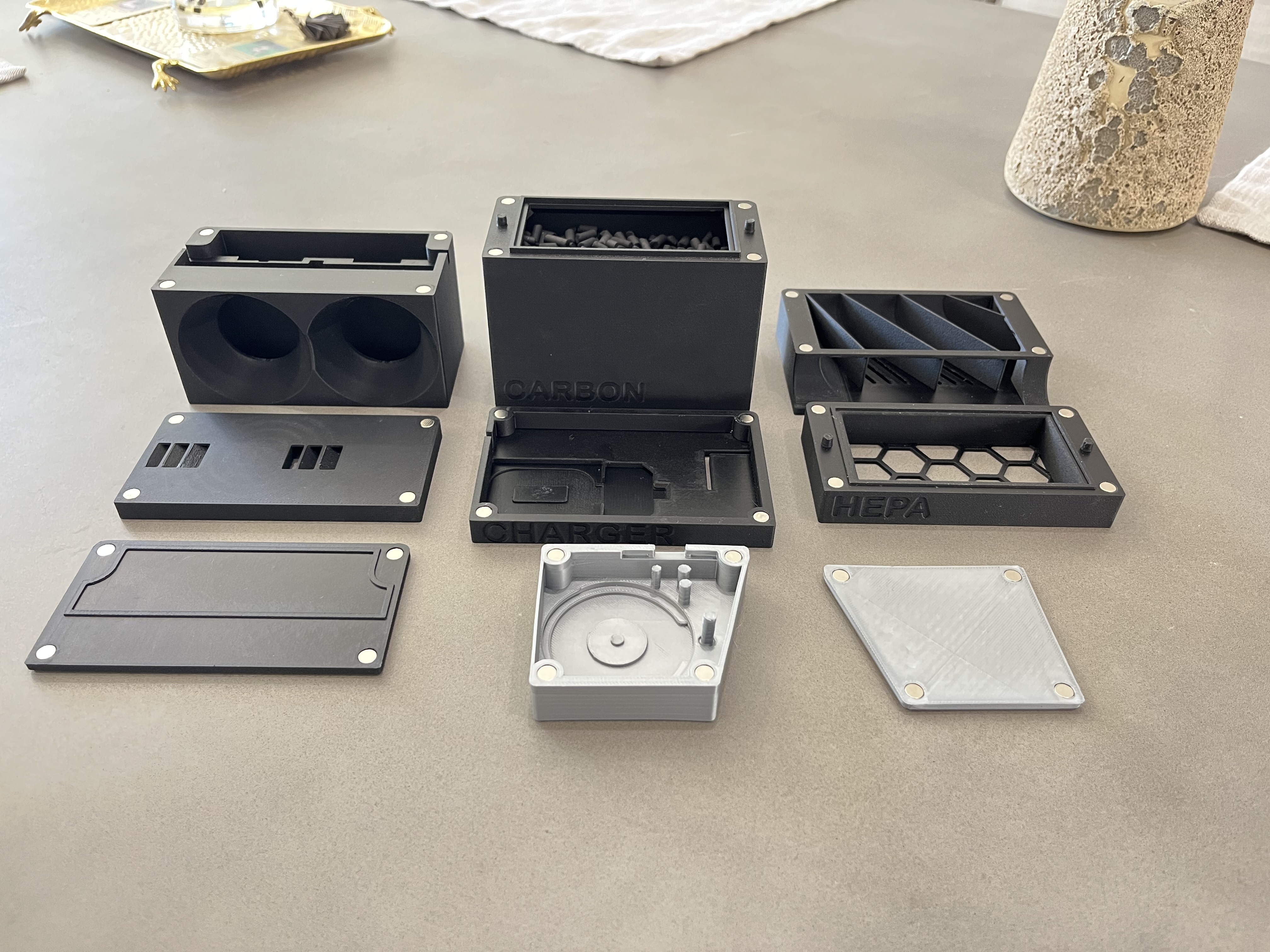 Wireless powered Bambu Lab Bento Box Air Purifier for X1C / P1P by ...