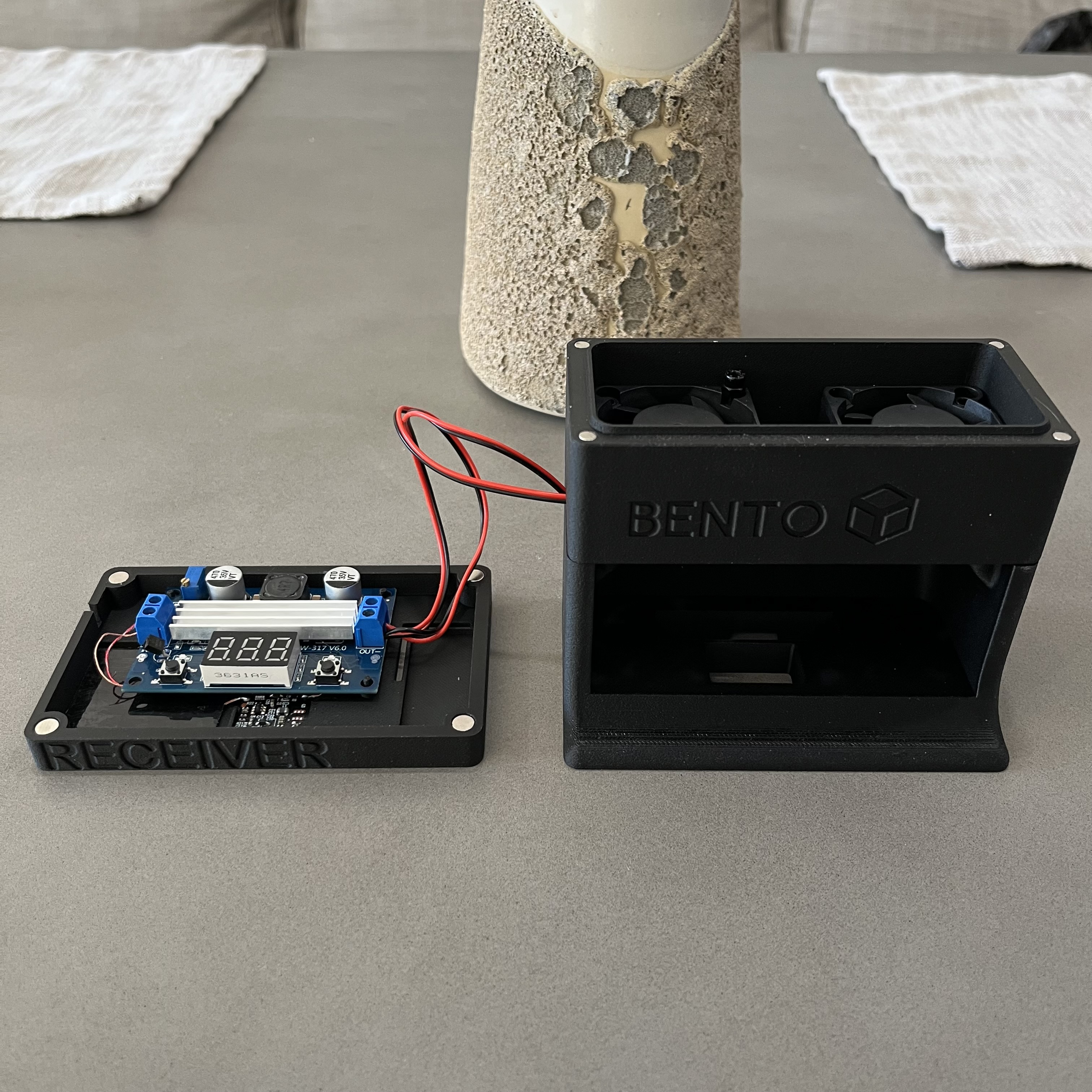 Wireless powered Bambu Lab Bento Box Air Purifier for X1C / P1P by ...