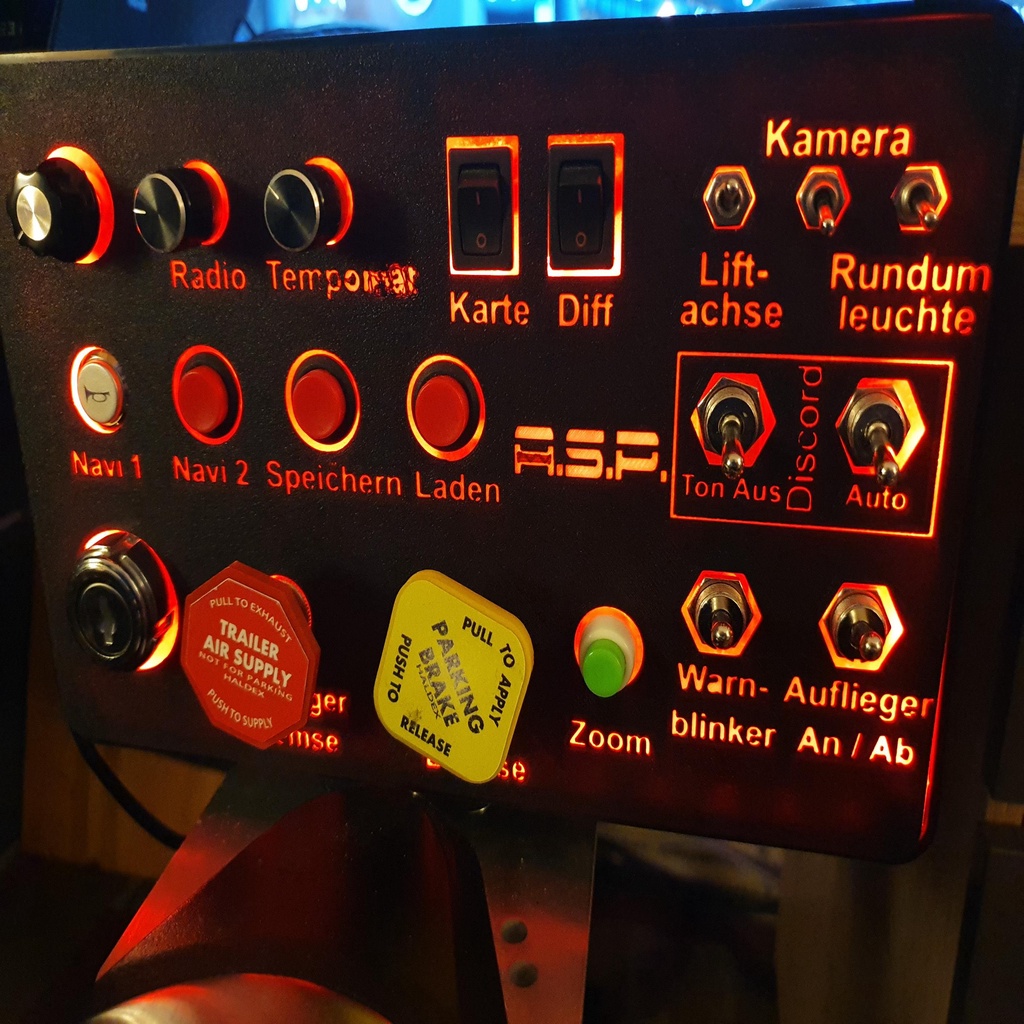 A.S.P. Buttonbox (Heavy Hauler) Faceplate by Makermau5 | Download free ...