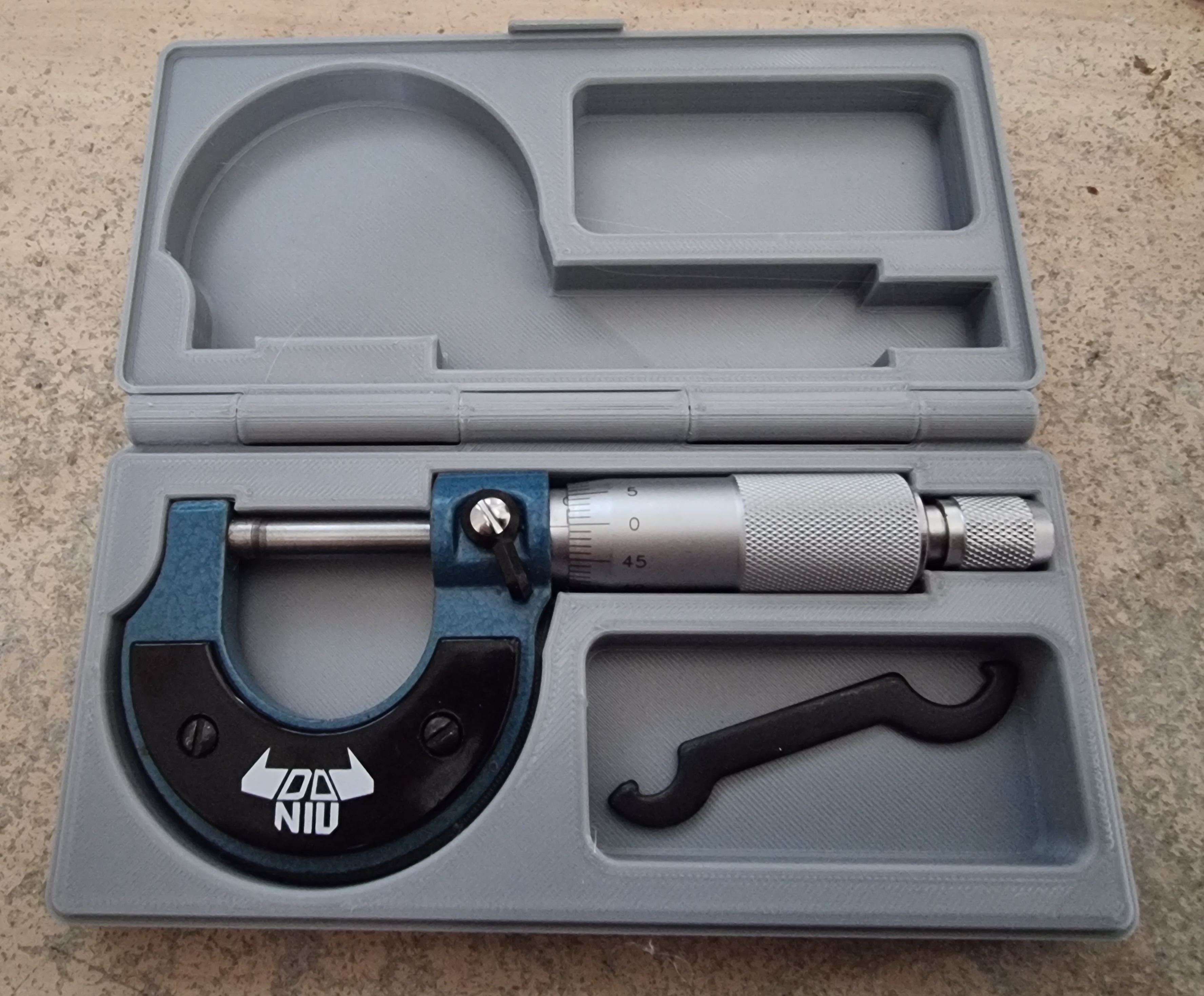 Case for 0 - 25mm micrometer by mfraz74 | Download free STL model ...