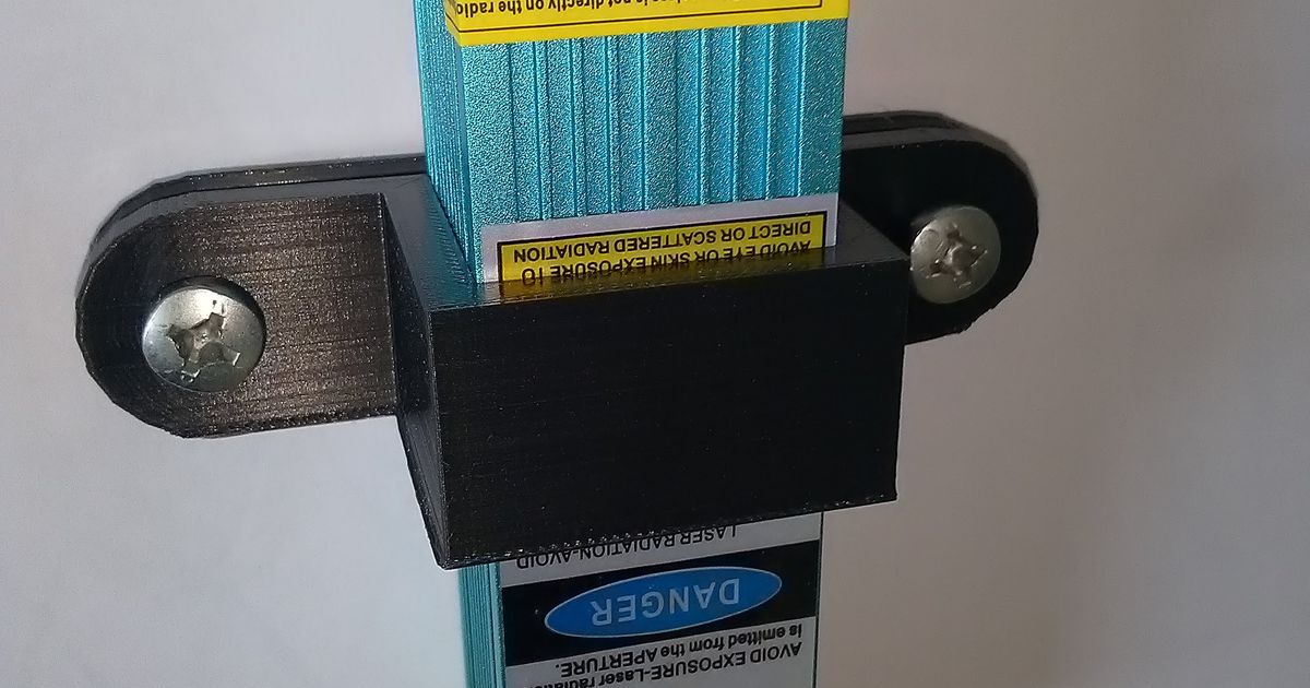 Support pour laser 33mm by FredRod | Download free STL model ...