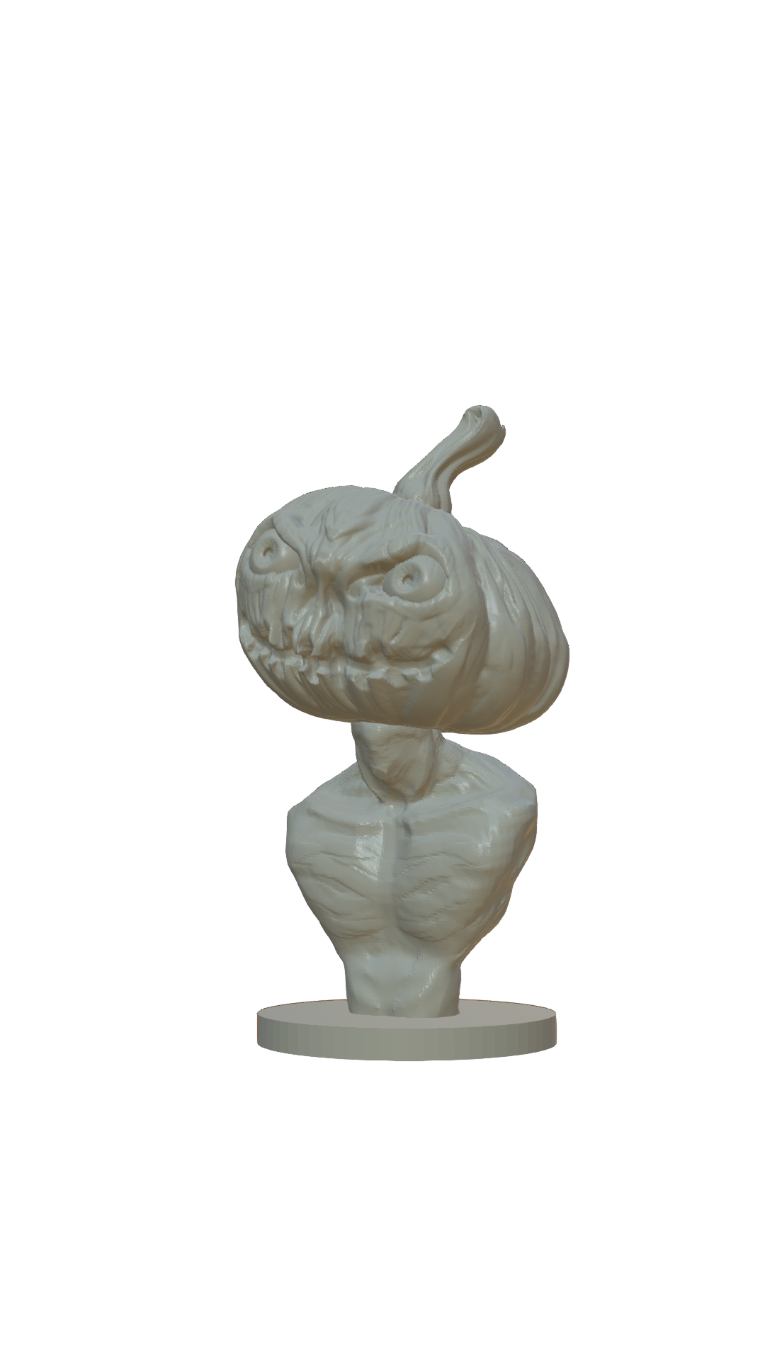 Creepy Jack o Lantern Sculpt - pumpkinhead by Caleb Kraft | Download ...