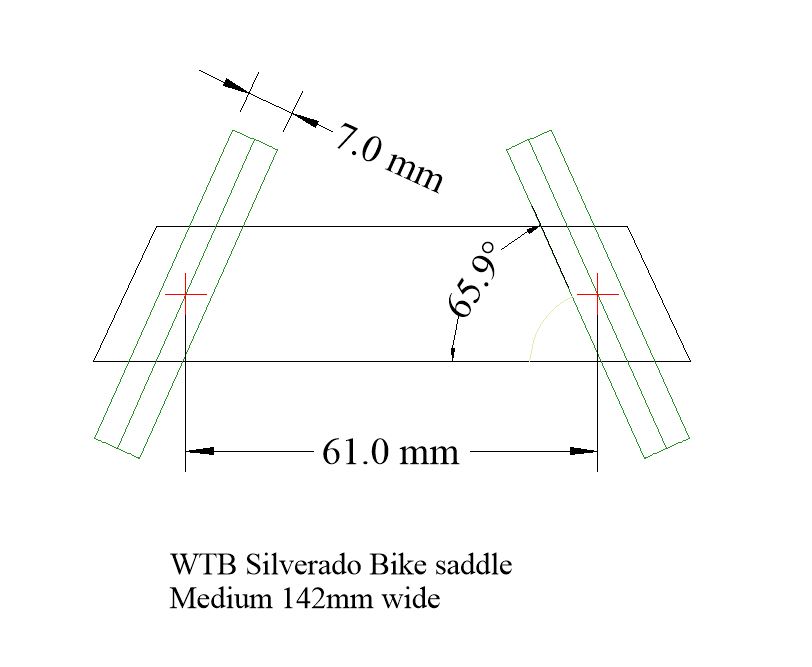 WTB Silverado Bike Saddle mount(s) for Giant Recon TL200 Light by Bazzalight | Download free STL ...