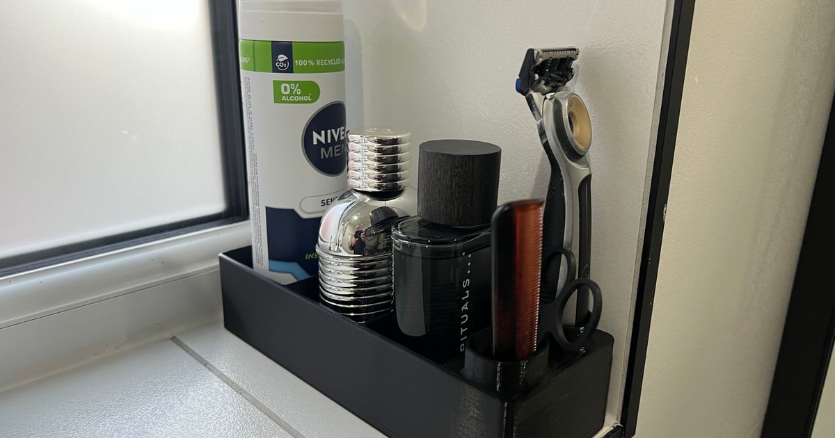 Bathroom Tidy for Shaving Products, Razor and Accessories by Peter ...