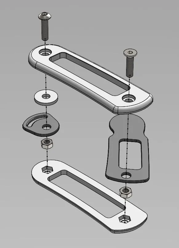 Key Organizer with shopping cart chip by Willi | Download free STL model | Printables.com
