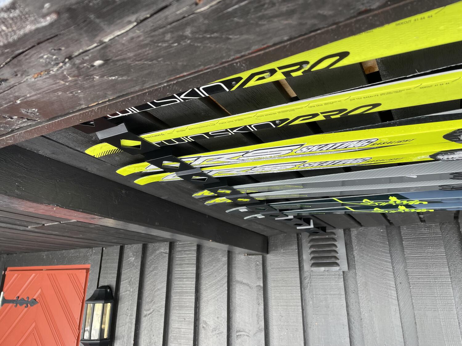 Nordic/cross-country ski ceiling rack by ornberg | Download free STL ...