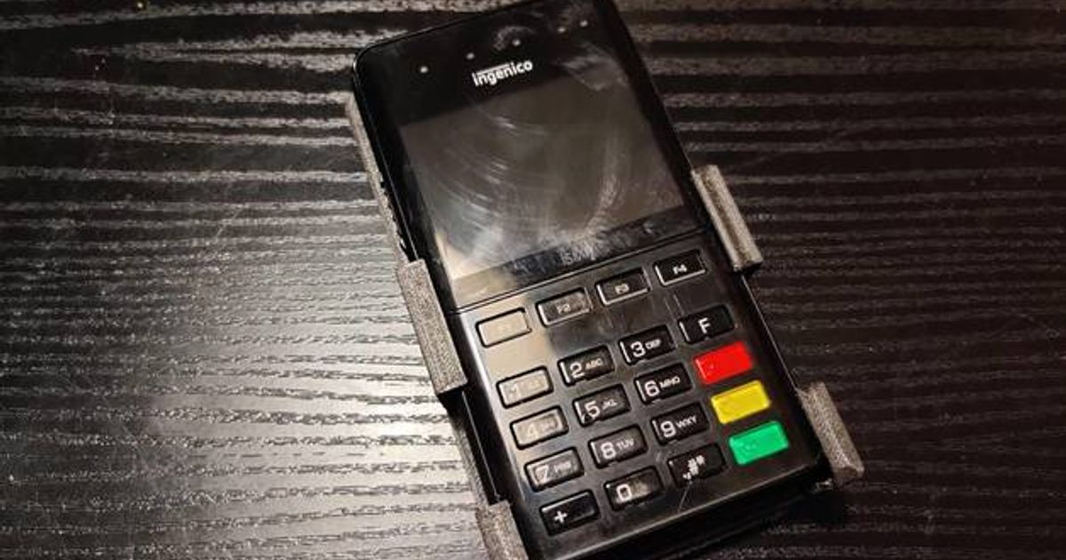 Ingenico ISMP4 Payment Terminal holder von Von Plaf | Kostenloses STL ...