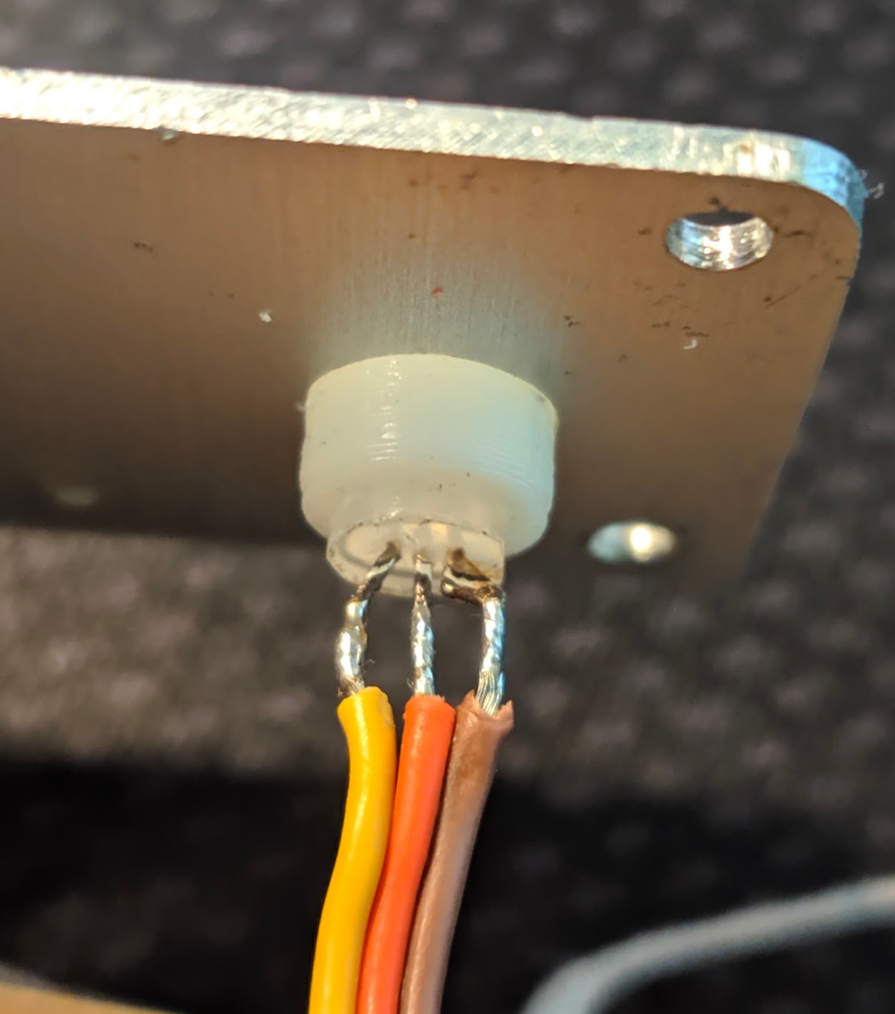 LED holder for 5mm LED with 8mm hole by Kuna | Download free STL model ...