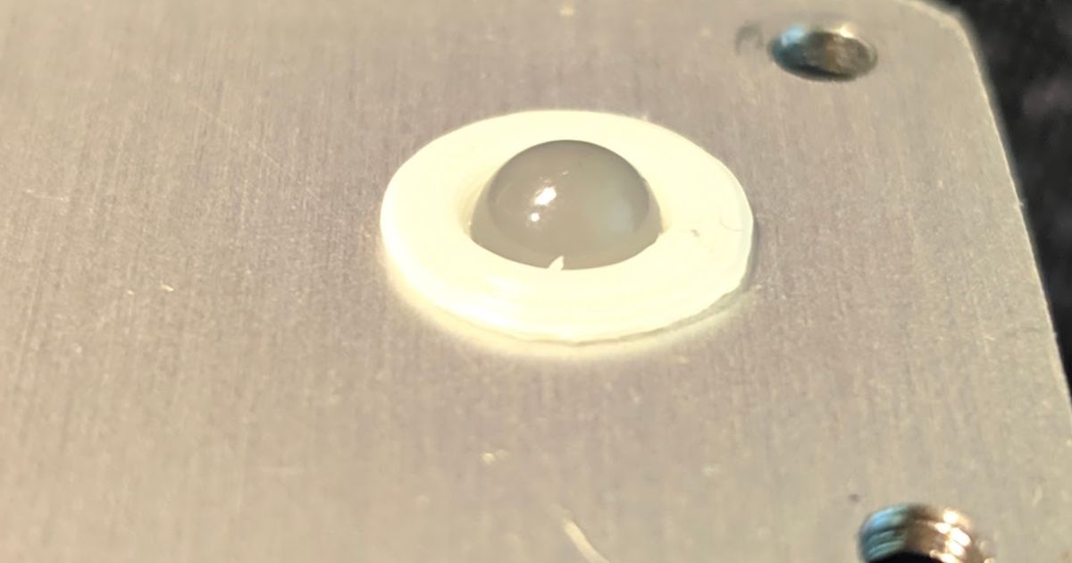 LED holder for 5mm LED with 8mm hole by Kuna | Download free STL model ...