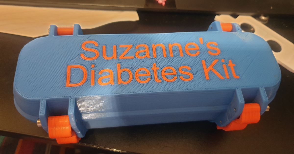 My Diabetes Kit box by Remrafs | Download free STL model | Printables.com