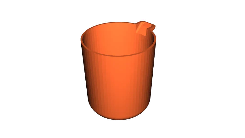 Airbrush paint mixing container - version 3 by 3D PRINT | Download free ...