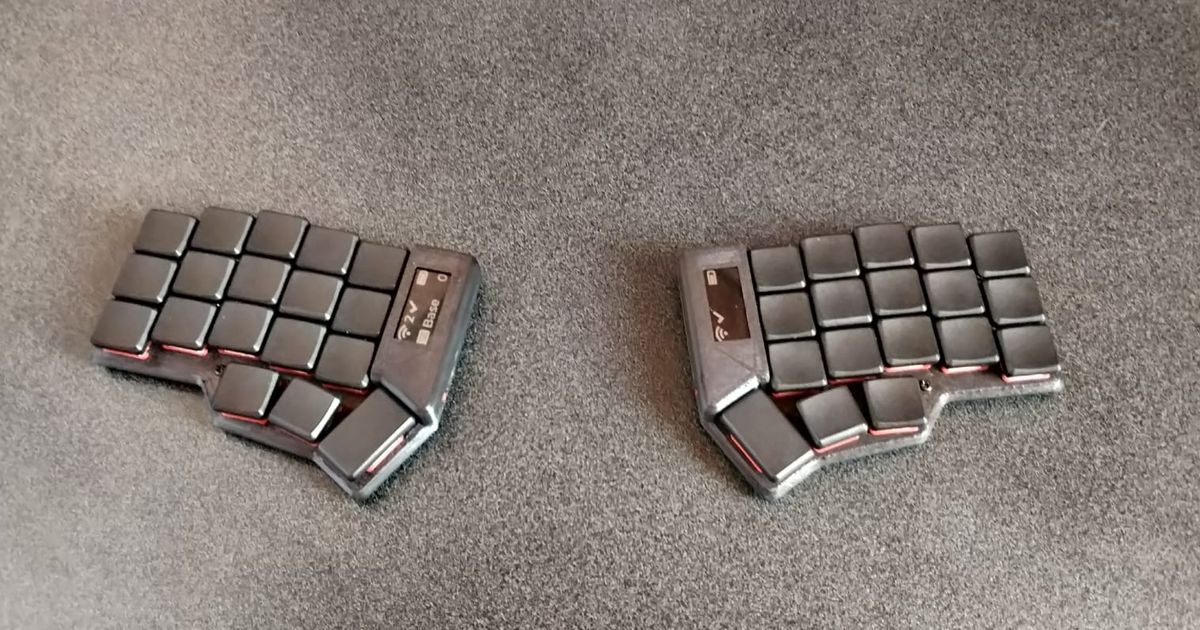 Wireless Corne Case 5x3 Typeractive by Javier Alba | Download free STL ...