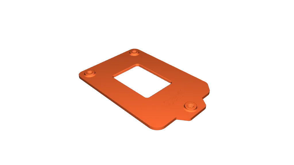 Intel motherboard backplate by T-bone | Download free STL model ...