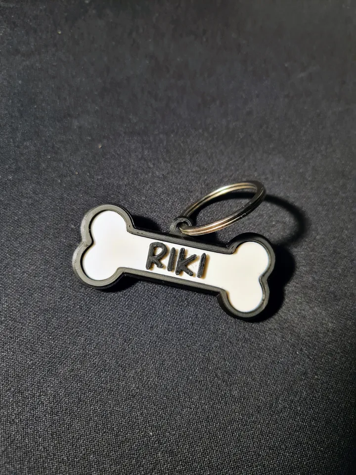 Dog Tag Bone by s1moo | Download free STL model | Printables.com