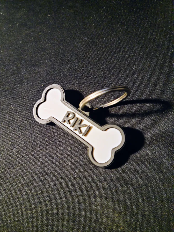 Dog Tag Bone by s1moo | Download free STL model | Printables.com