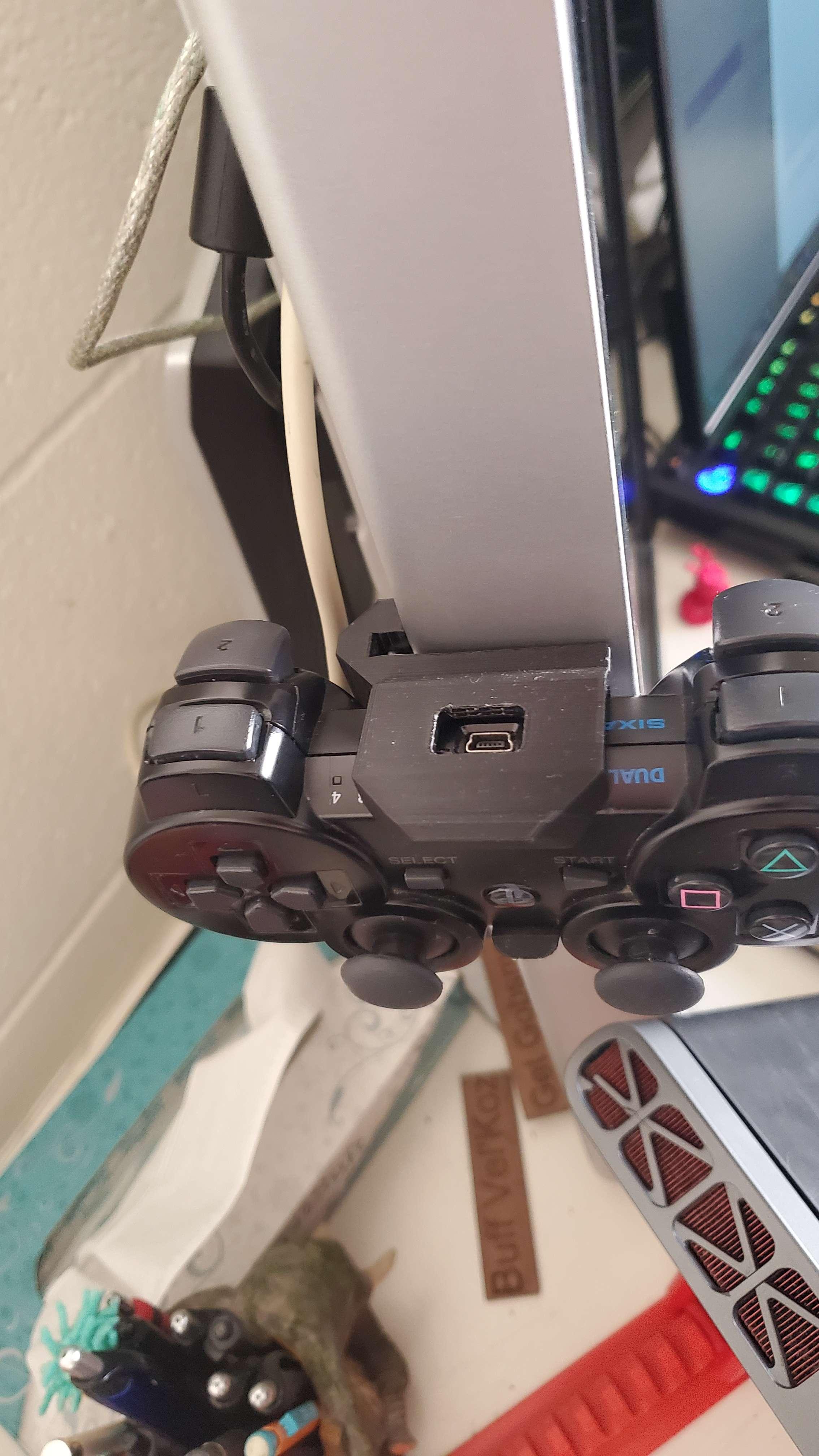 Playstation 3 Controller holder Dell monitor mount by ObliviousOrange ...