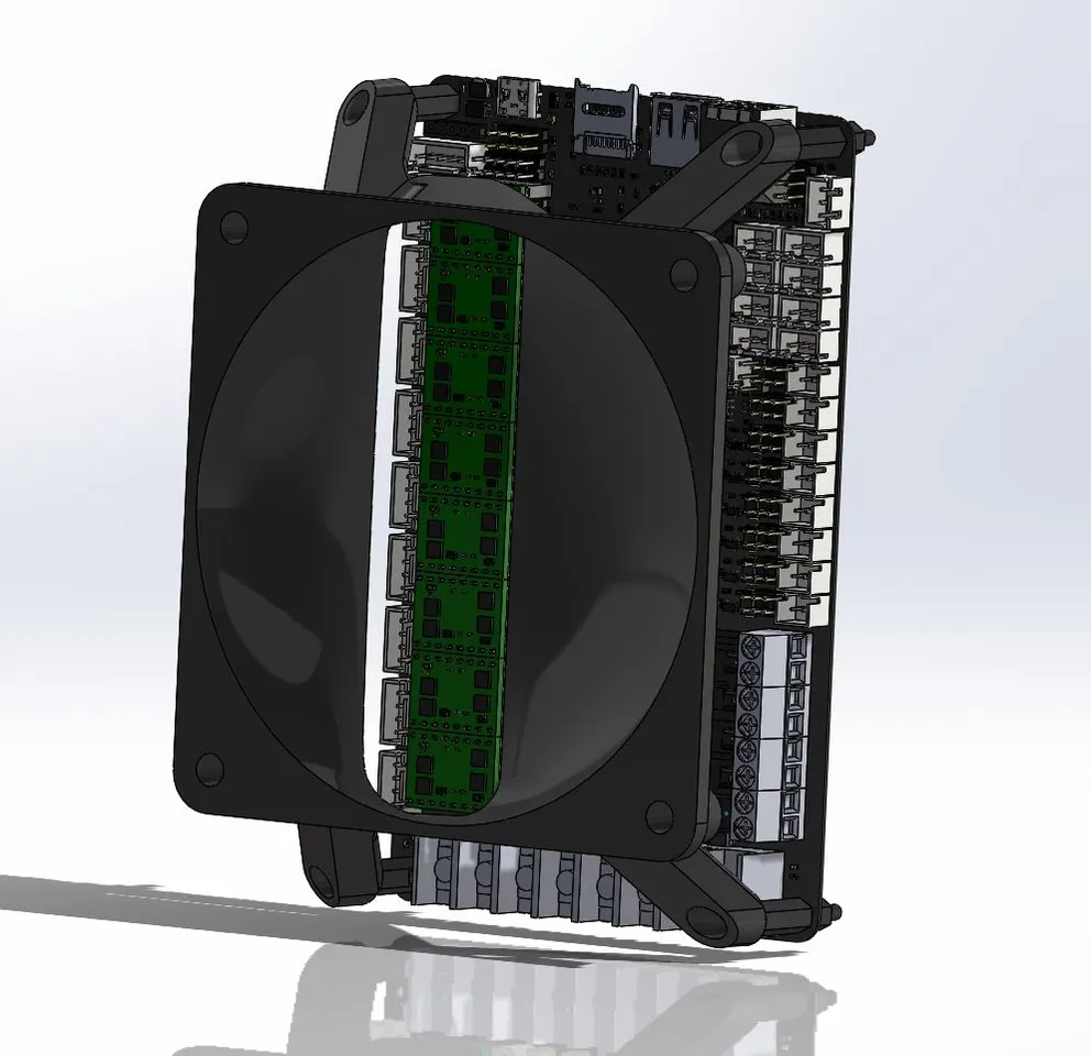 120mm fan duct for BTT Octopus. by T1-Habit | Download free STL model ...