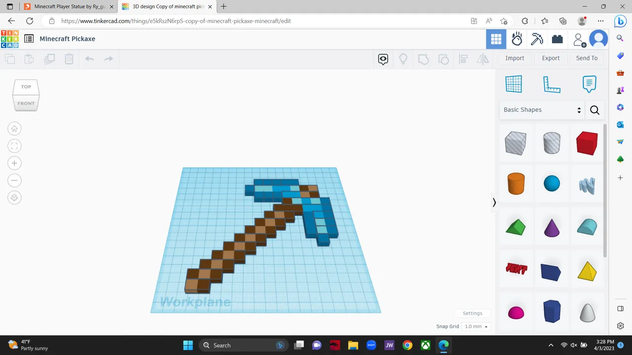 How To Draw A Minecraft Pickaxe