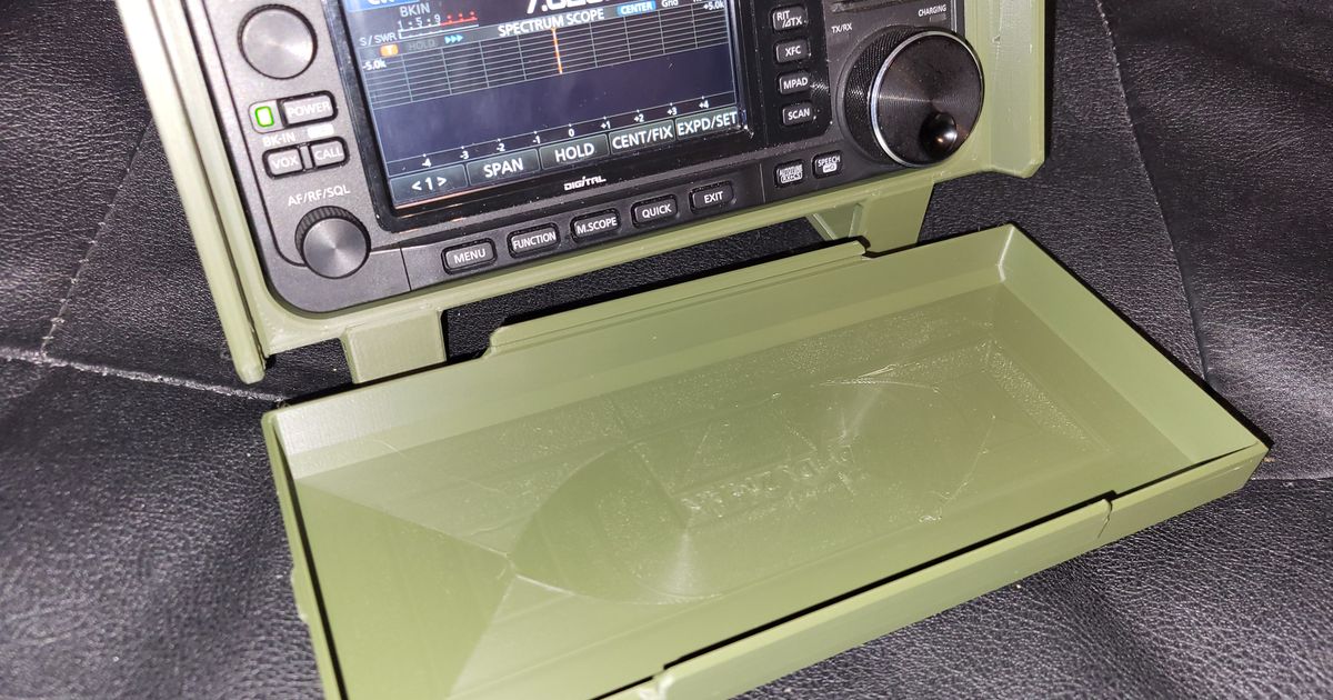 Icom IC 705 cage - next level ! by DL2MAN | Download free STL model ...