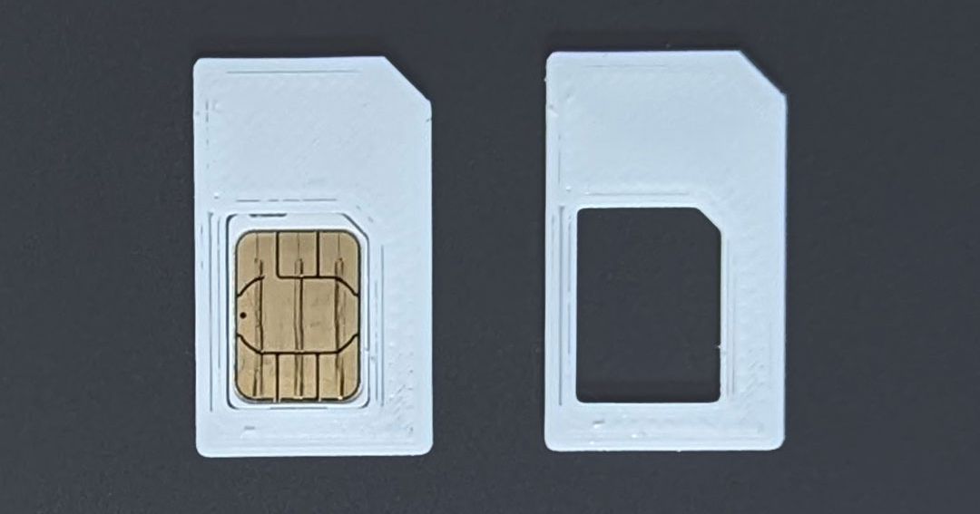 Nano SIM card adapter by vermotr | Download free STL model | Printables.com
