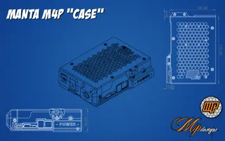 Manta M4P Ender 3 Pro Rear Case by Josh | Download free STL model ...