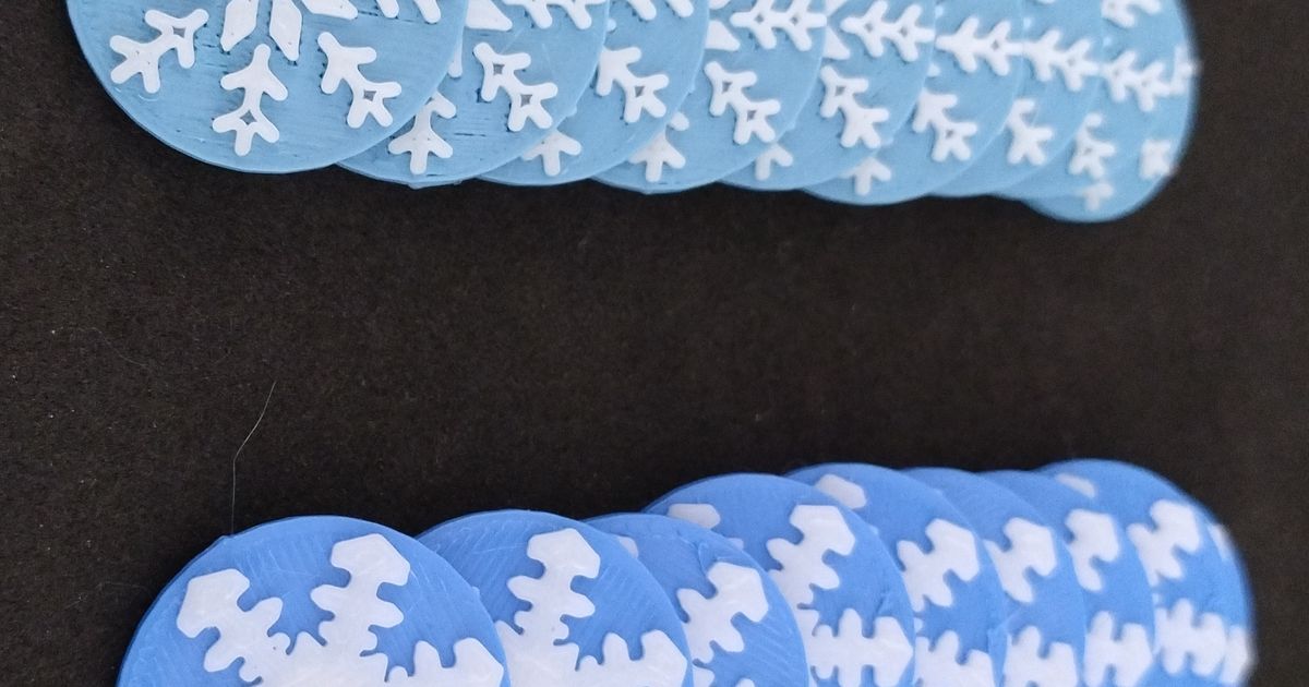 WINTER STL BOARD GAME TOKENS by pintando minisdejuegos | Download free ...