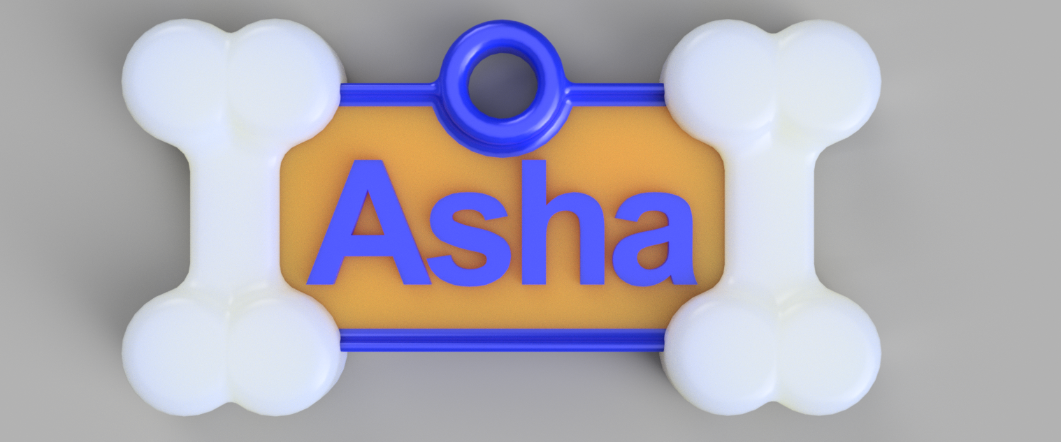 Bones and dog tags by Delta Protogen | Download free STL model ...