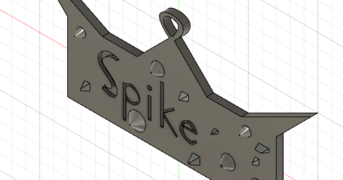 Dog tag "Spike" by jp3dprint | Download free STL model | Printables.com