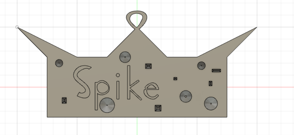 Dog tag "Spike" by jp3dprint | Download free STL model | Printables.com