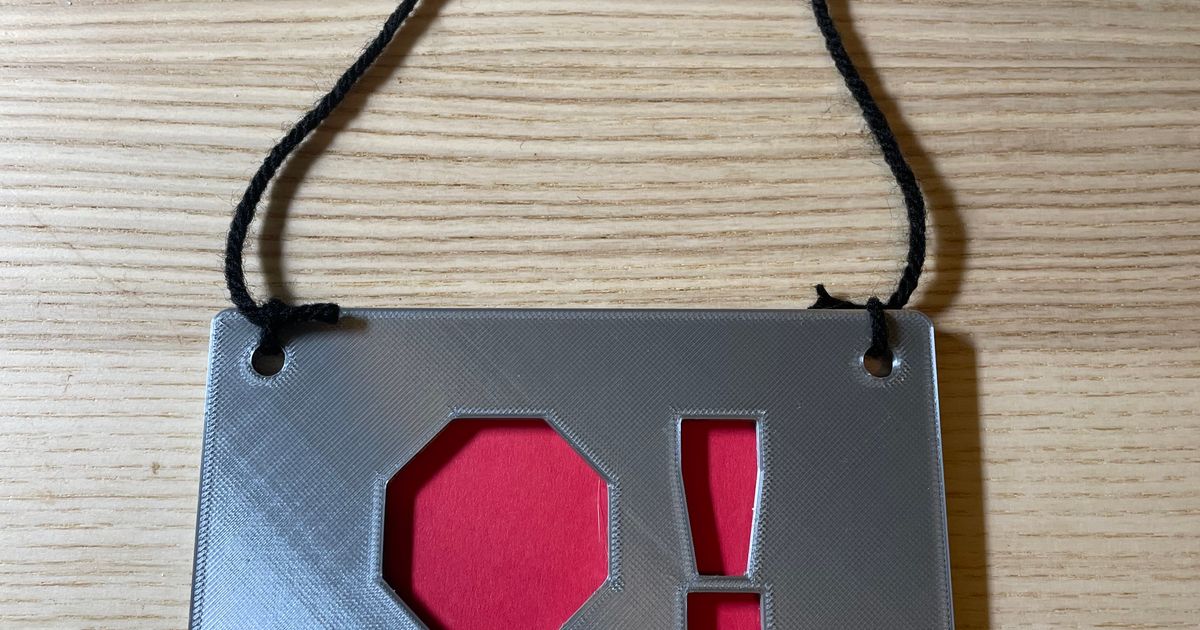 Stop Sign for when I'm on Calls by z123carleigh | Download free STL ...