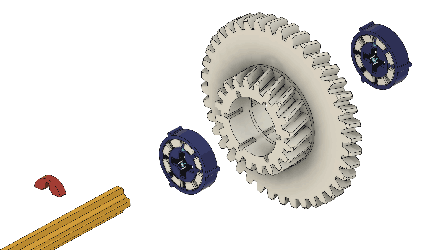 3D bearing 22*26*7 application reference gear box par 4XS | Téléchargez ...