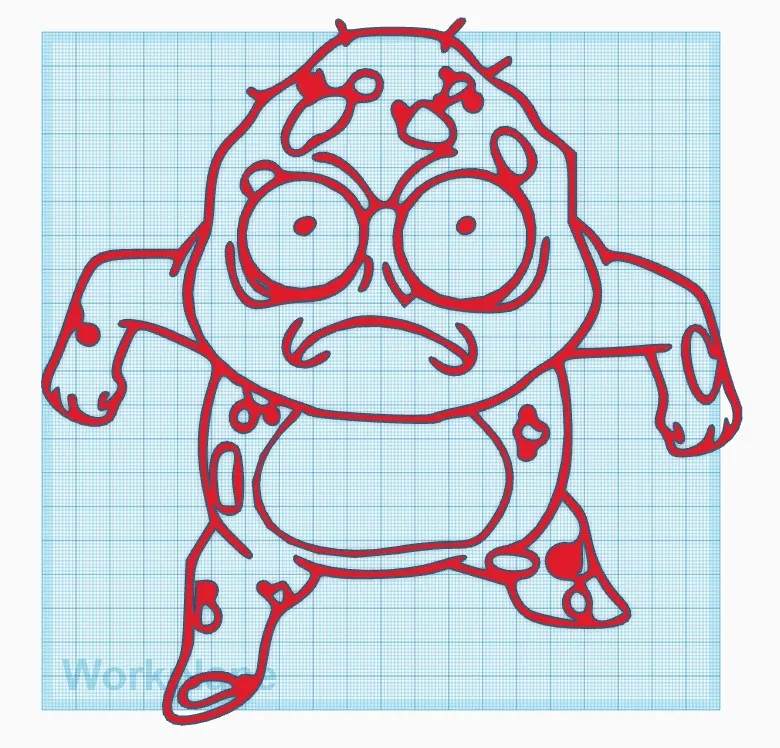 RED Gooblers-from-Solar-Opposites wall art by Ogama Industries ...