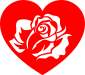 Rose Heart Token by Books | Download free STL model | Printables.com