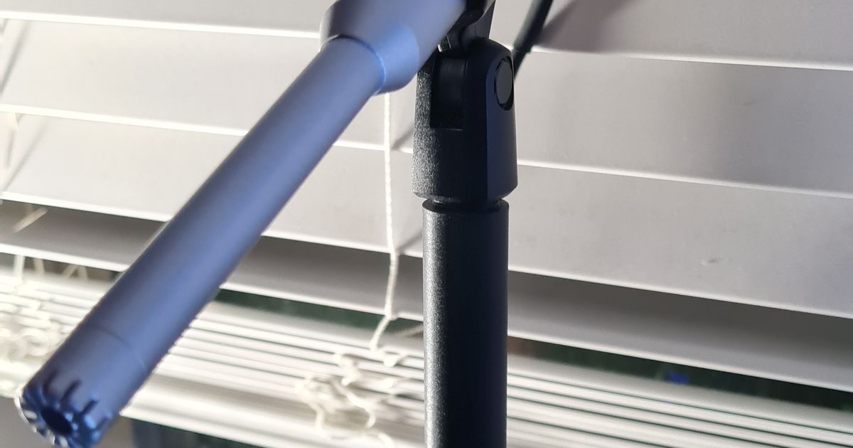 Microphone Monitor Stand Mount by NecroDavid | Download free STL model ...