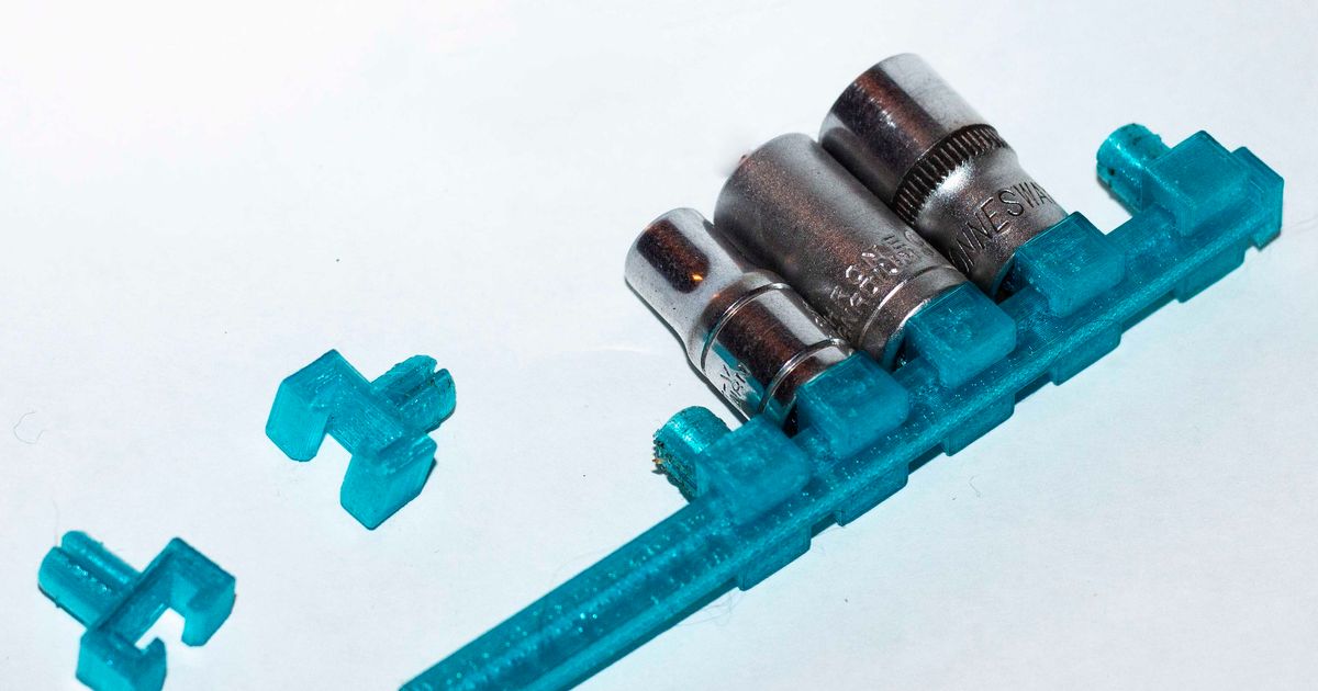 Universal, expanding socket and 1/4' bit organizer by Евгений Карлов ...