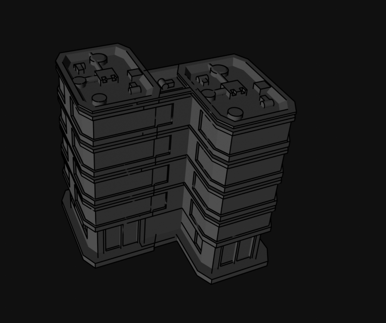 Sci-Fi Offices for 6mm / 1:285 scale gaming sample by Tinnut | Download ...