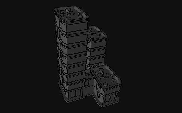 Sci-Fi Offices for 6mm / 1:285 scale gaming sample by Tinnut | Download ...