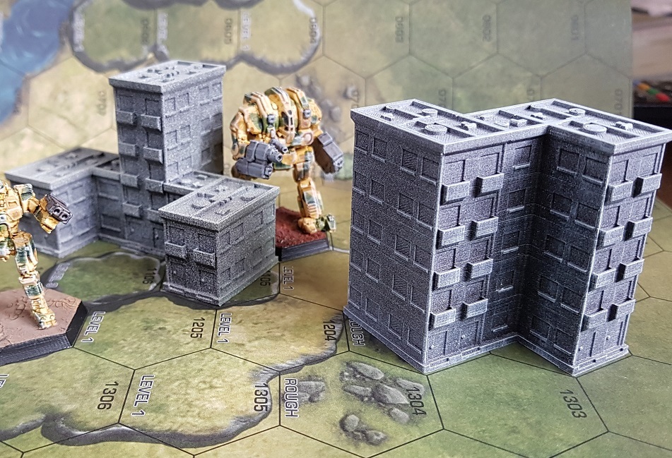 Residential Buildings for 6mm / 1:285 scale gaming sample by Tinnut ...