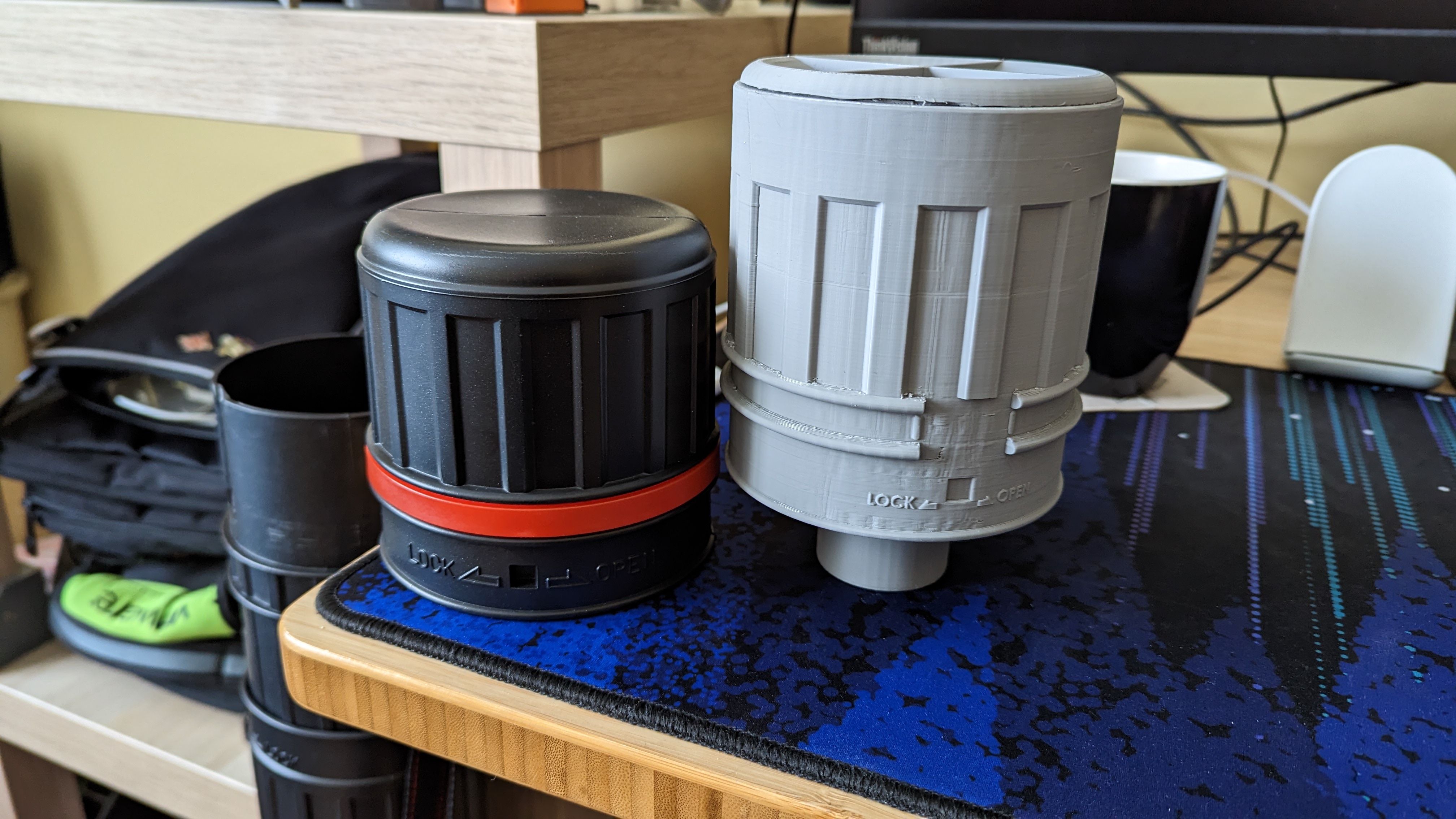 Adjustable Drafting Tube Cap with utilities compartment by HellAlex ...