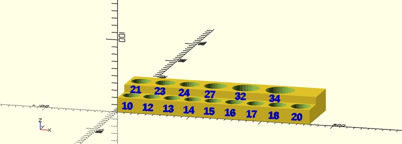 Magnetic Socket Organiser - Parametric OpenSCAD por Michael | Descargar ...